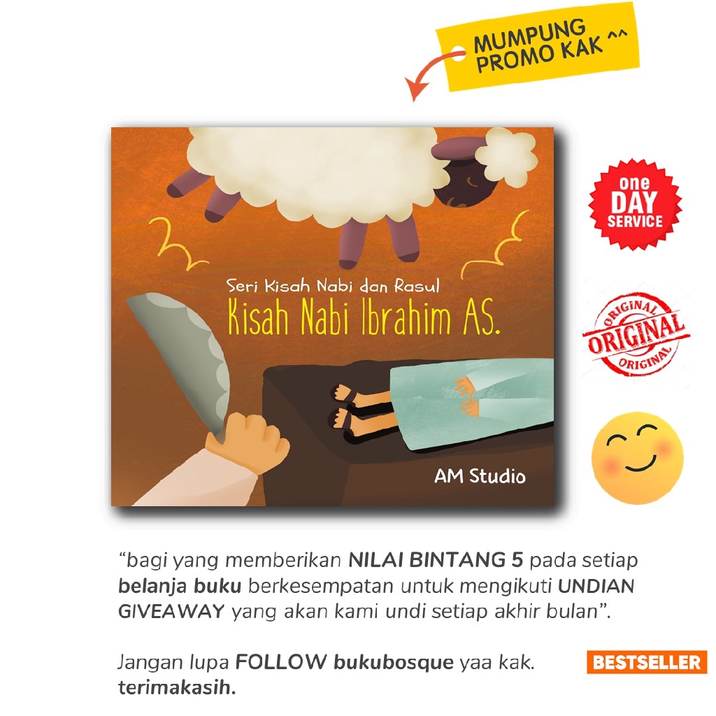 Jual TERBARU !! BUKU ANAK - KISAH NABI IBRAHIM A.S: SERI KISAH NABI ...