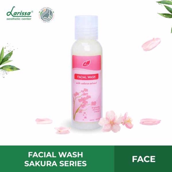 Jual Larissa - Facial Wash Sakura Brightening Series | Shopee Indonesia