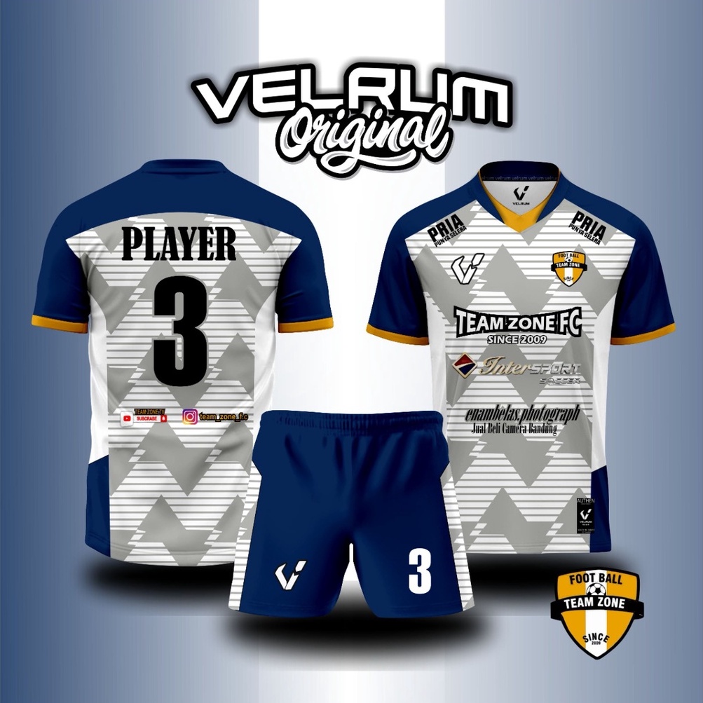 Jual Jersey Futsal Fullprinting Satuan Custom Nama dan Sponsor | Shopee ...