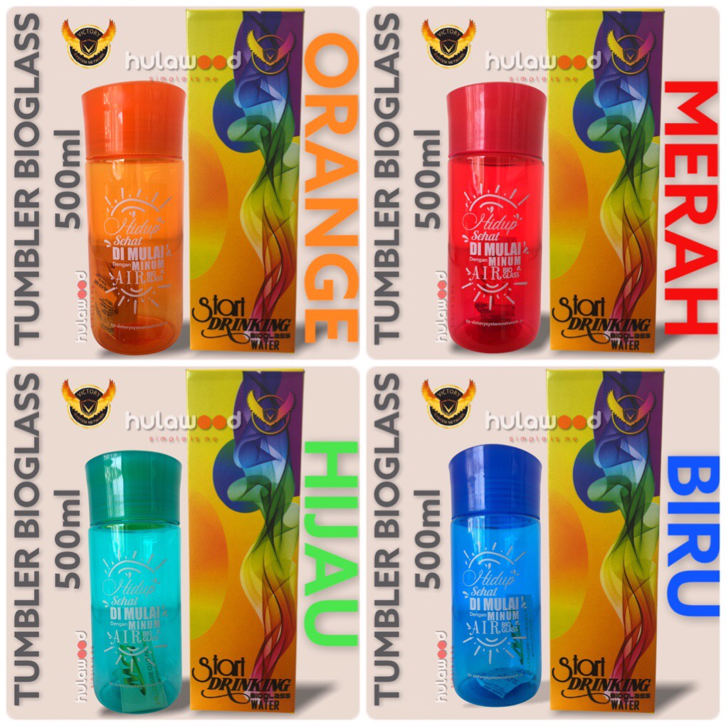 Jual Tumbler Biomini MCI Botol Bioglass Mini Botol Biomini 500ml PLUS ...