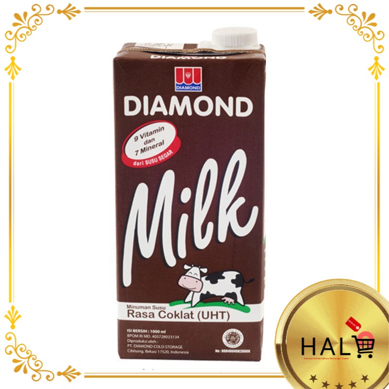 Jual DIAMOND UHT MILK CHOCOLATE 1 L | Shopee Indonesia