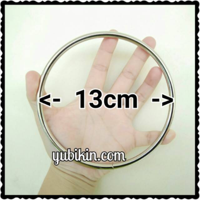 Jual 1 Piece Ring Besi Bulat 13cm (Diameter Luar) Tebal 5mm Warna ...