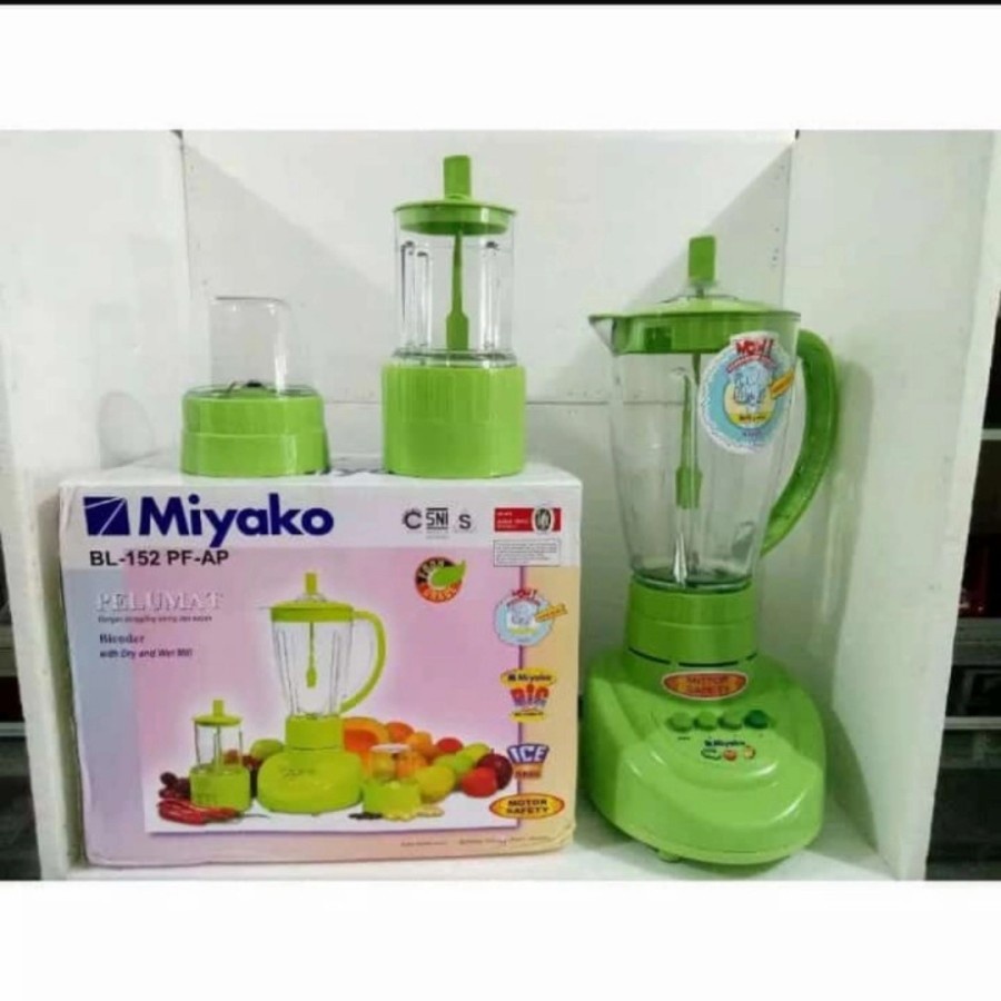 Jual Blender Miyako152 PF/AP (3 in 1)/ 151 PF/AP( 2in 1) Plastik 1,5 ...