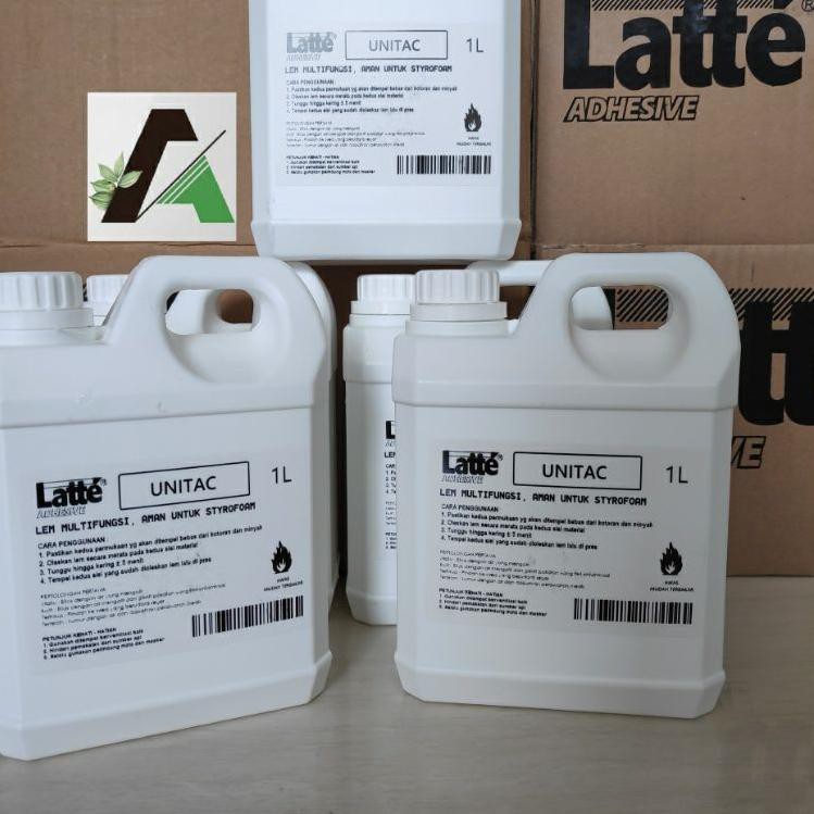 Jual SFA Lem styrofoam gabus Latte Unitac 1000 ml (Super Sale) | Shopee ...