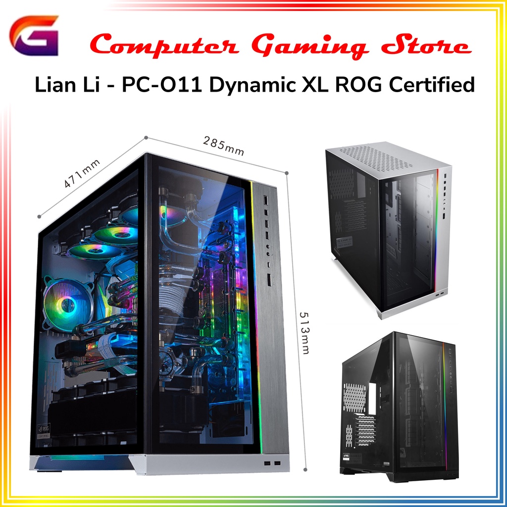 Jual Lian Li O11 Dynamic XL ROG Certified - ATX Full Tower Gaming ...