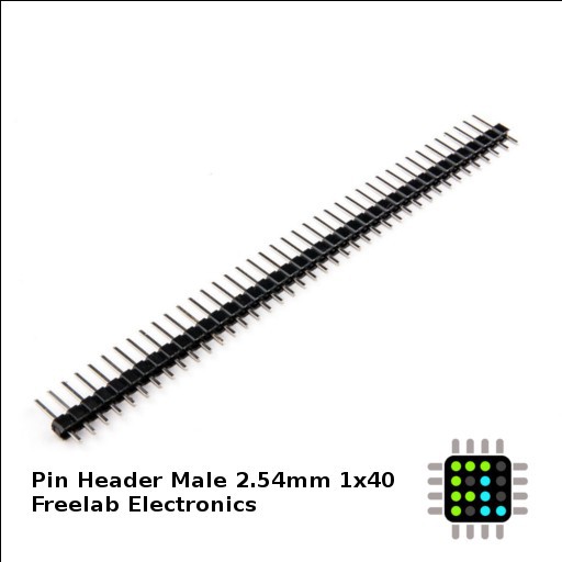 Jual Pin Header Male Standar 1x40 2.54mm | Shopee Indonesia