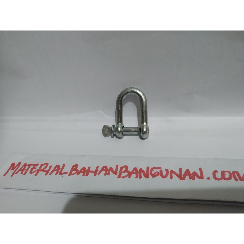 Jual Klem Segel D M 6 Clamp Shackle 1/4 inch Penyambung Rantai Besi ...