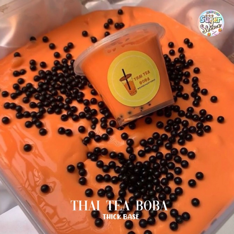 Jual Thai Tea Boba Slime | Shopee Indonesia