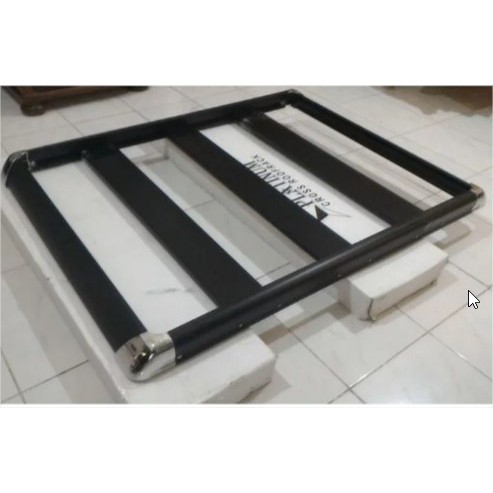 Jual RAK ATAS MOBIL ROOF RACK PLATINUM MODEL KOTAK KOMBINASI CHROME ...