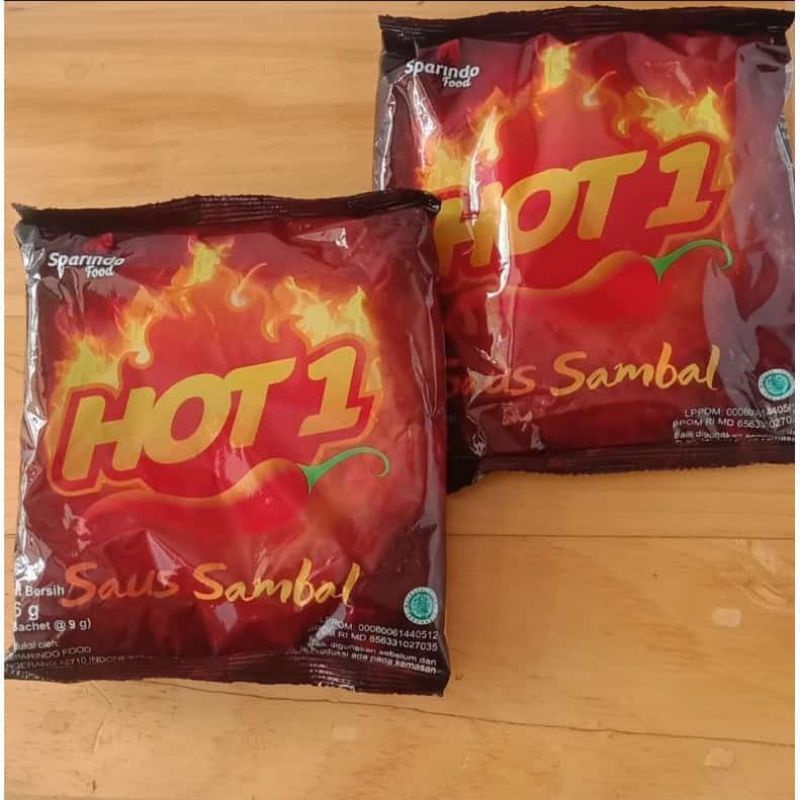 Jual Saus sambal sachet hot1 / hot one saos cabe HOT 1 SACHET | Shopee Indonesia