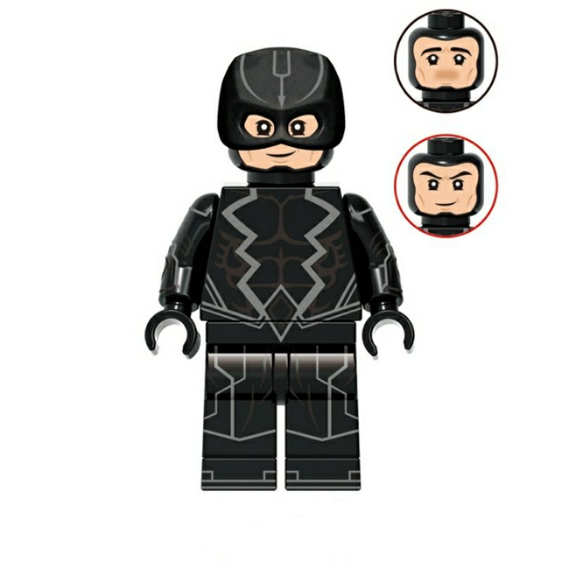 Jual Mainan Balok Minifigure Black Bolt Earth-838 | Inhumans Illuminati ...
