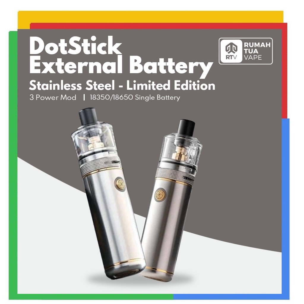 Jual DOTMOD DOTSTICK STAINLESS STEEL SS LIMITED EDITION EXTERNAL ...