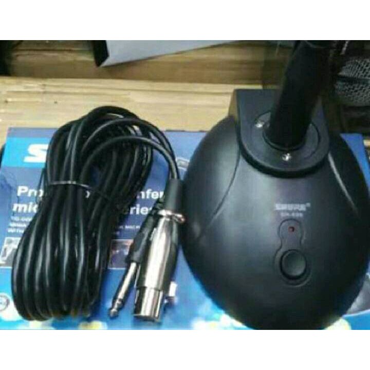 Jual Mic microphone SHURE SH 699 podiom | Shopee Indonesia