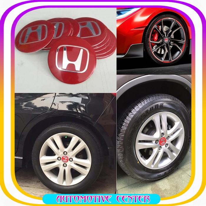 Jual Emblem Velg Logo Dop Roda Honda Logo Velg Mobil Honda Racing ...