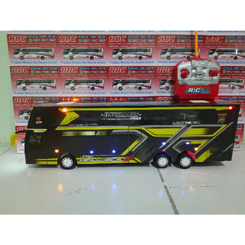 Jual Miniatur bus RC STJ RUBYA ( Remot Control ) DETIL RAPIH FULL ...