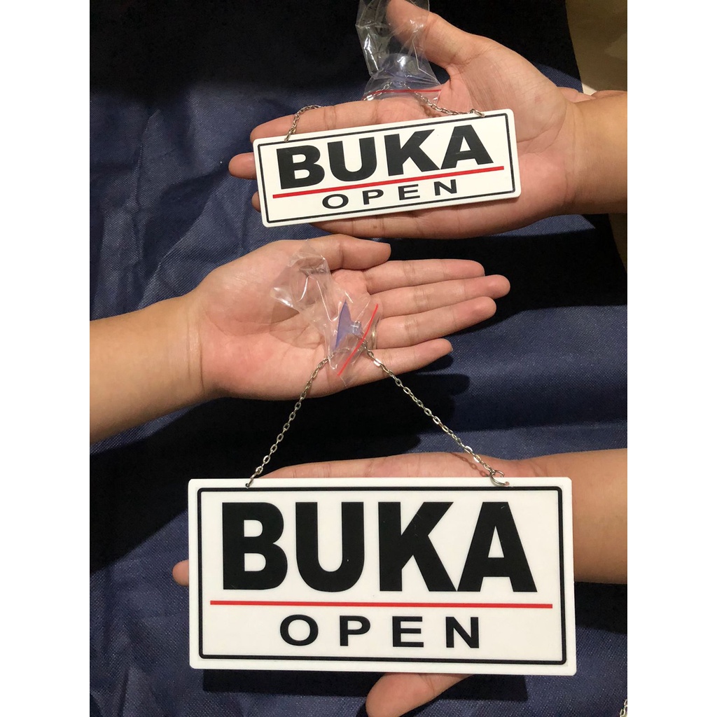 Jual Papan Buka Tutup Toko | Papan Open Close Toko | Sign Buka Tutup ...