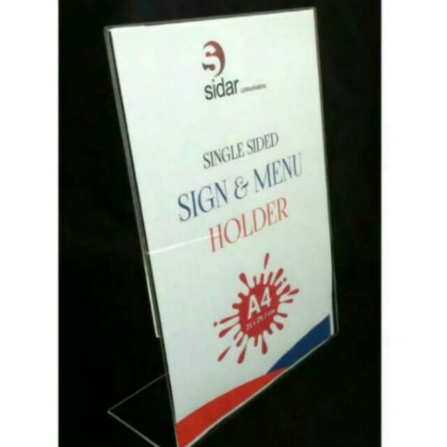 Jual Acrylic poster meja uk. A4 | Shopee Indonesia