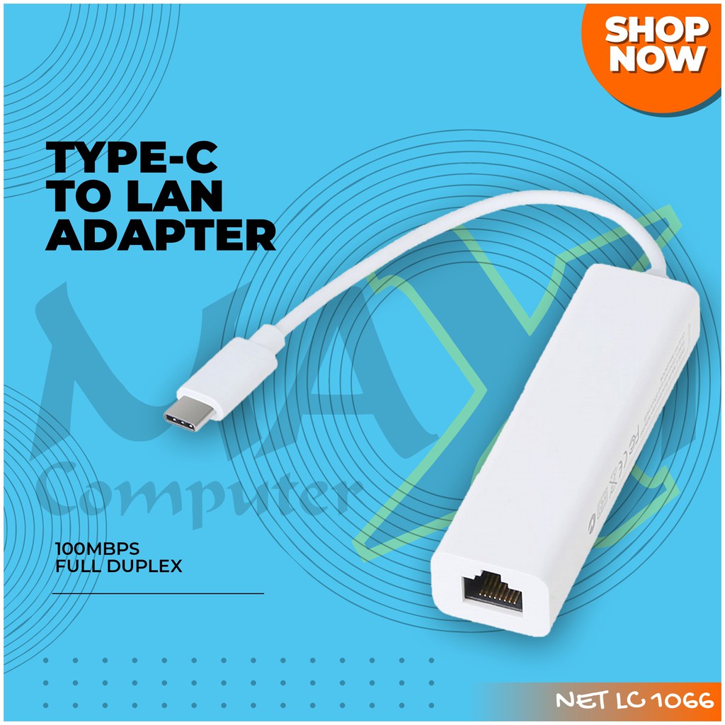 Jual Converter USB C to Ethernet LAN Adapter Type C | Shopee Indonesia