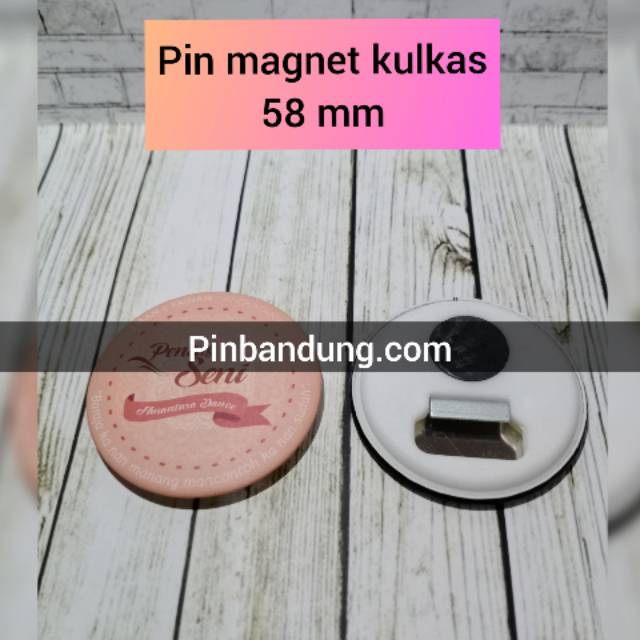 Jual Cetak magnet kulkas custom tempelan kulkas ukuran 58mm termurah ...