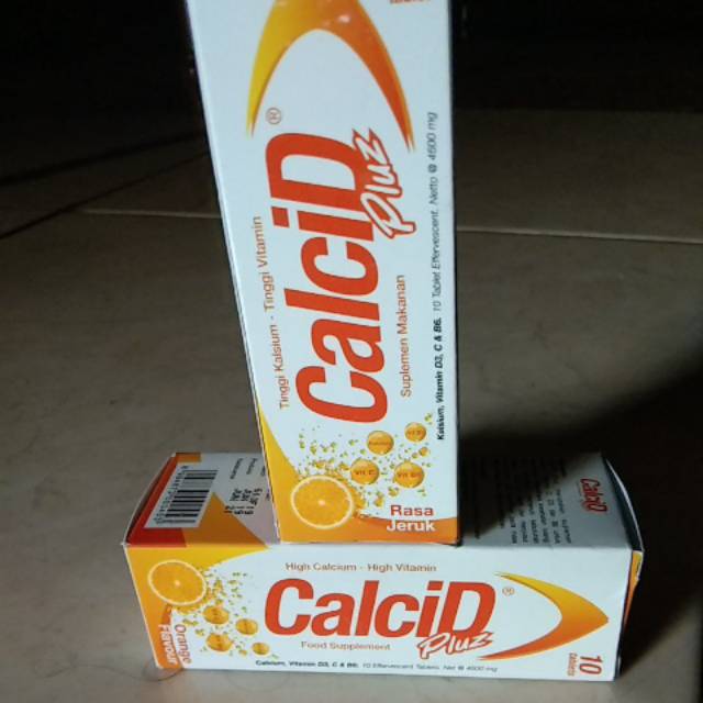 Jual CALCID PLUS TINGGI KALSIUM TINGGI VITAMIN C | Shopee Indonesia