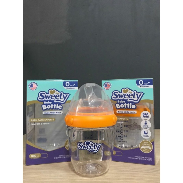 Jual Sweety Baby Bottle Extra Wide Neck 180ml | Shopee Indonesia