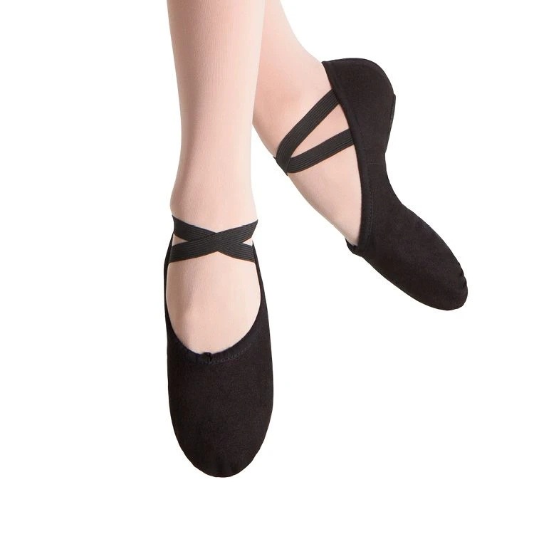 Jual sepatu balet anak warna HITAM / sepatu yoga menari ballerina shoes ...