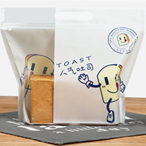 Jual Plastik Roti Tawar Zipper Kemasan Kantong Kertas Roti Tawar Toast ...