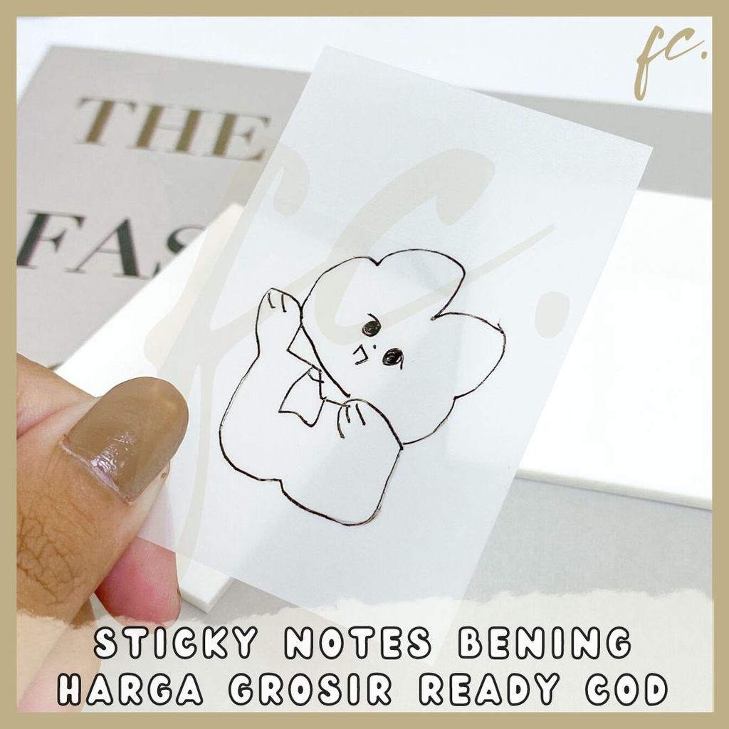 Jual Sticky Notes / Memo Stick Marker Slim Pembatas Buku 7.5 x 5 cm ...