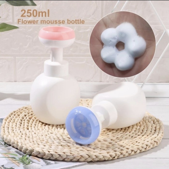 Jual Botol Sabun busa Foam Maker BENTUK BUNGA Hand Soap Stamp flower ...