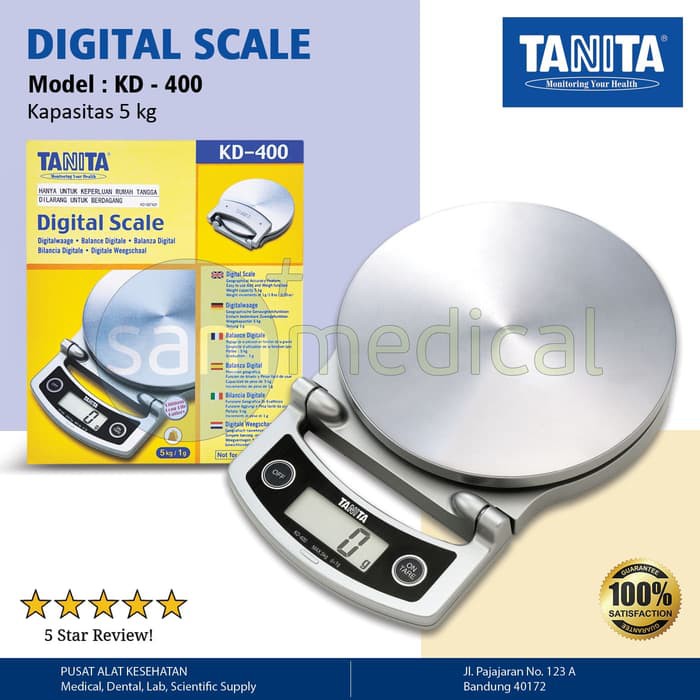 Jual Ready Tanita KD-400 Timbangan Digital / Timbangan dapur /kitchen scale 5kg | Shopee Indonesia