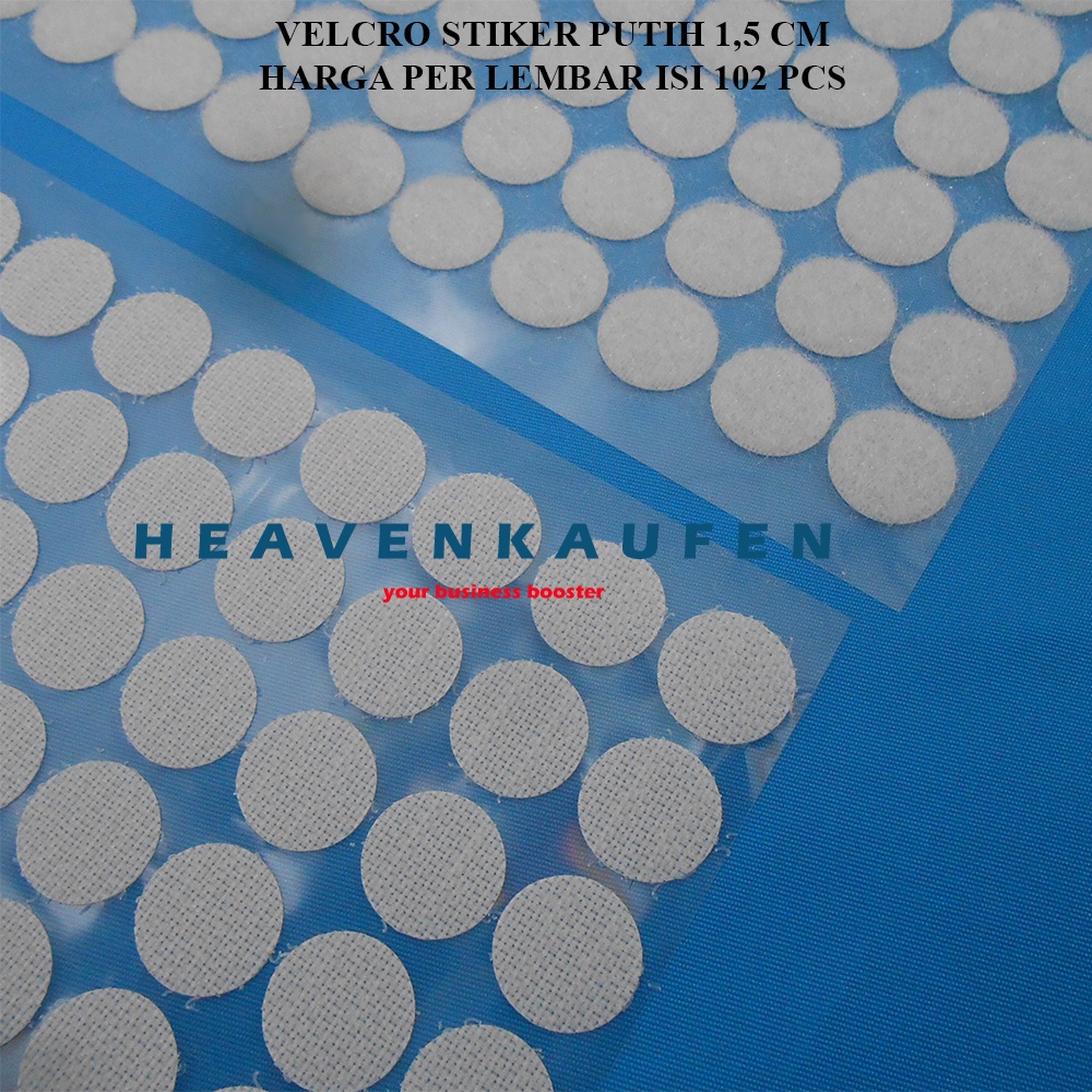 Jual Velcro Sticker Kretekan Prepetan Stiker Putih Bulat 1,5 cm Harga ...