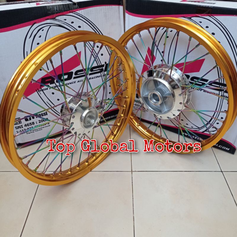 Jual VELG JUPITER MX OLD / JUPITER Z / VEGA ZR 140x140 RING 17 GOLD ...