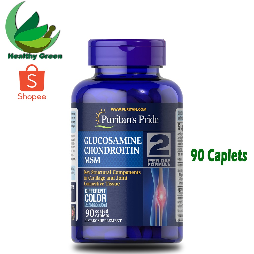 Jual Puritan Pride Triple Strength Glucosamine, Chondroitin & MSM Joint ...