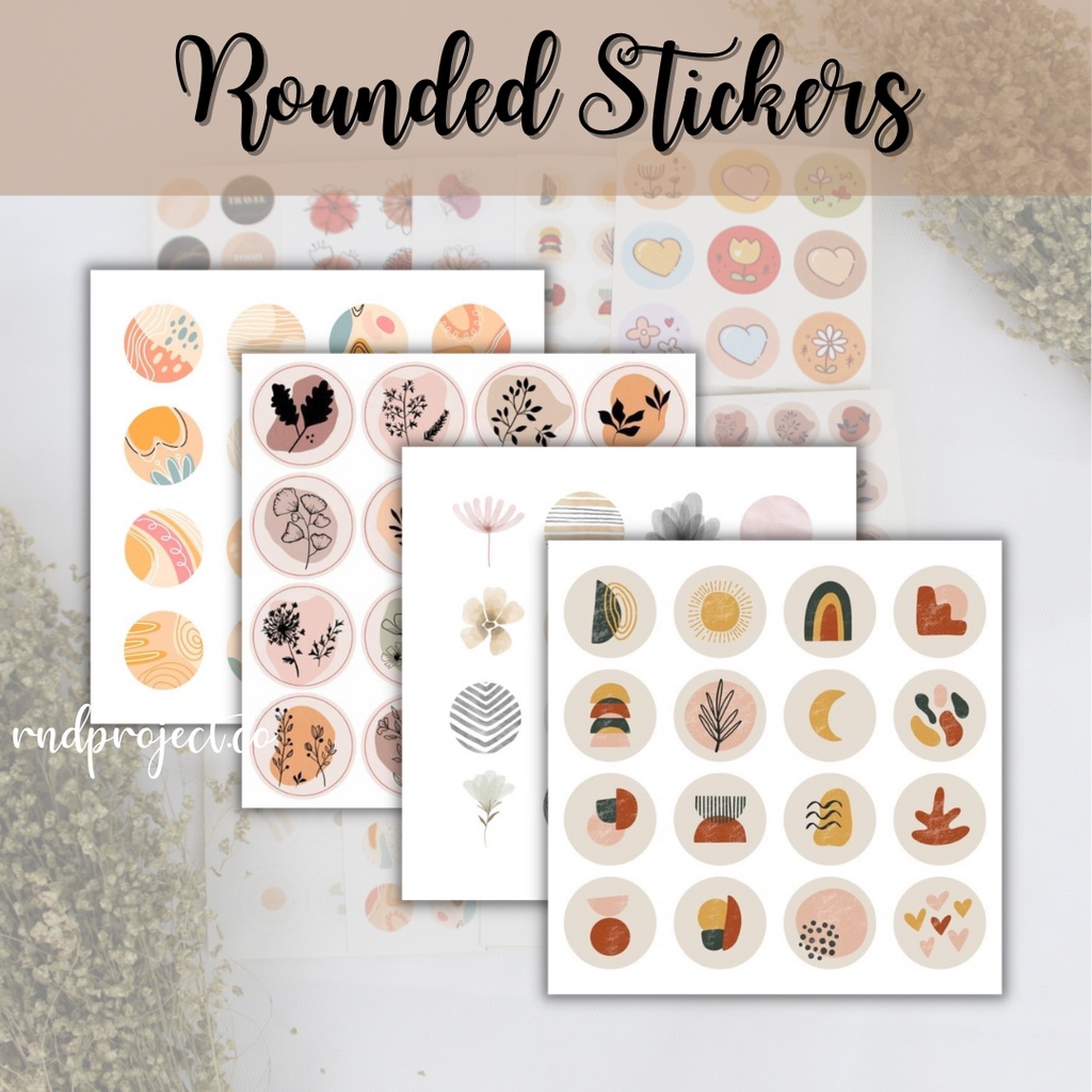 Jual Sticker Stiker Sticker Aesthetic Sticker Custom Setiker Sticker ...