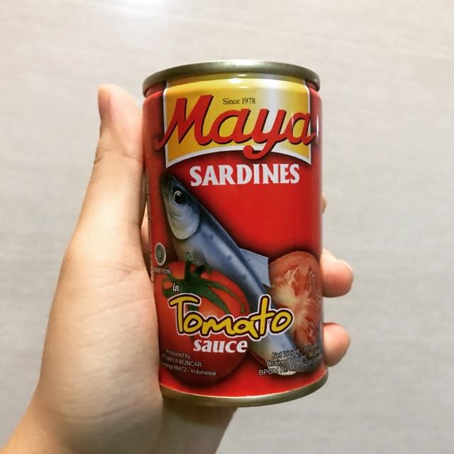 Jual Maya Sarden Kaleng Kecil 155g/ sarden maya saus tomat | Shopee ...