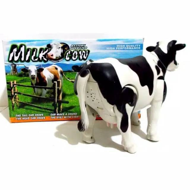 Jual Mainan Sapi Berjalan Bersuara - Robot Sapi Perah - Kado Anak ...