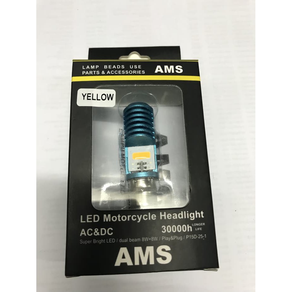 Jual Lampu Depan AMS Led Kuning 2 Sisi H6 Bahan Philips - Kuning | Shopee Indonesia