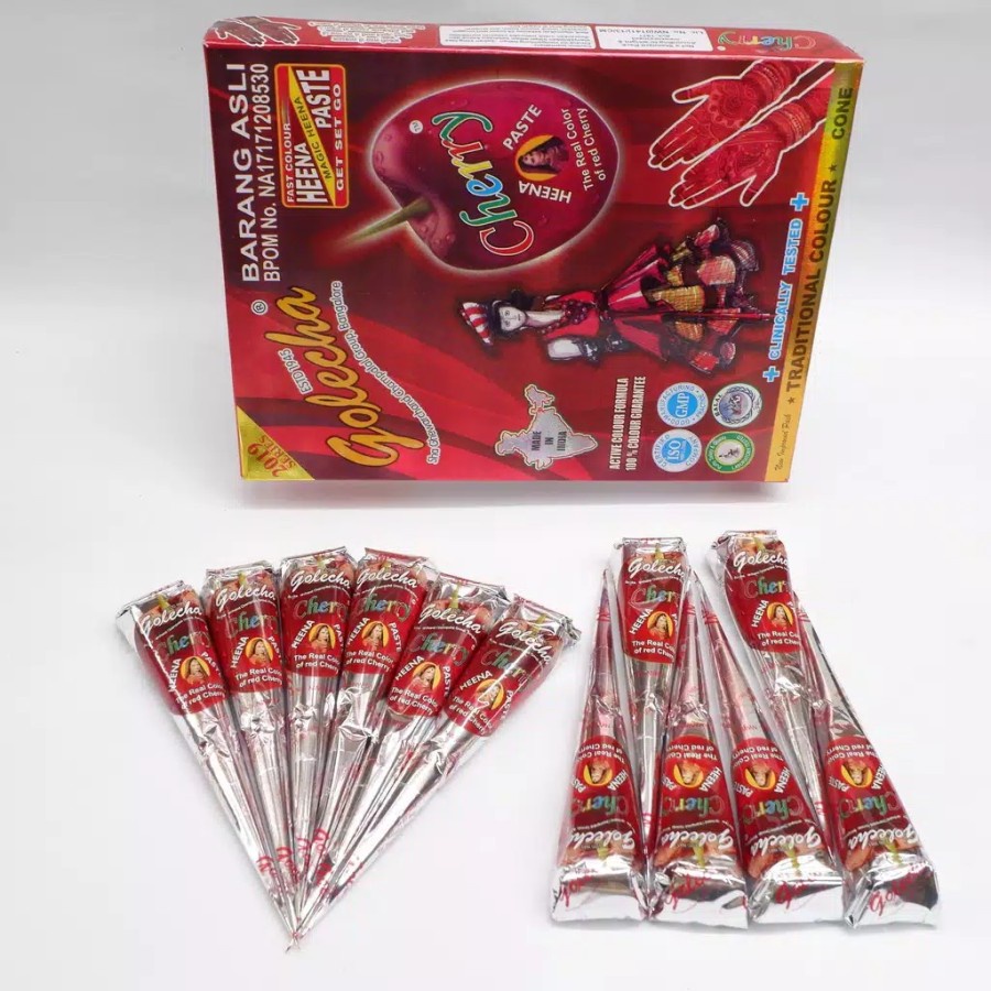Jual Anugrah - Golecha Magic Cone / Heena Henna Paste / Henna Pengantin ...
