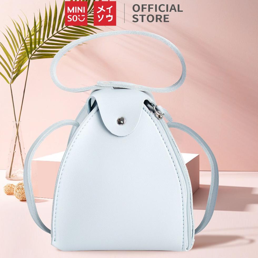 Jual SHOPEE MALL MINISO Tas Selempang Wanita Handbag Jinjing Segitiga ...