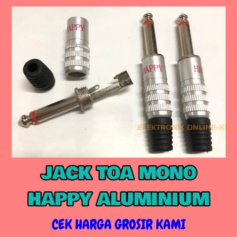 Jual JACK TOA MONO HAPPY ALUMINIUM | Shopee Indonesia