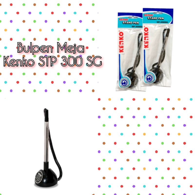 Jual Bulpen Meja / Stand Pen Kenko STP-300SG ( Tinta Hitam ) | Shopee ...