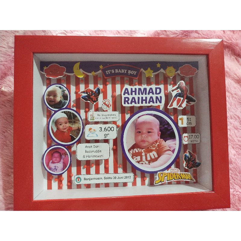 Jual pigura biodata anak 3D | Shopee Indonesia