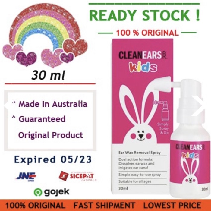 Jual Dimensi - Clean Ears Kids Spray 30 Ml Pembersih Telinga Anak ...