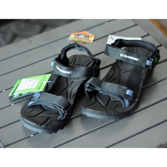 Jual Sandal Gunung Outdoor Pro Saber Black | Shopee Indonesia
