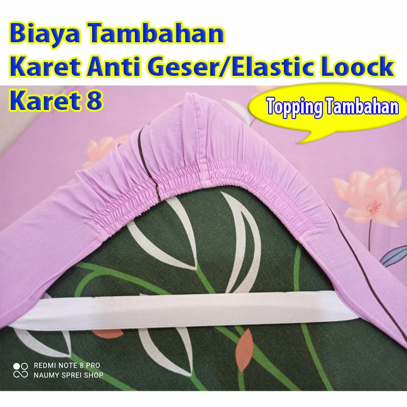 Jual Tambahan Biaya Sprei Karet Anti Geser/Karet 8/ Elastic Lock ...