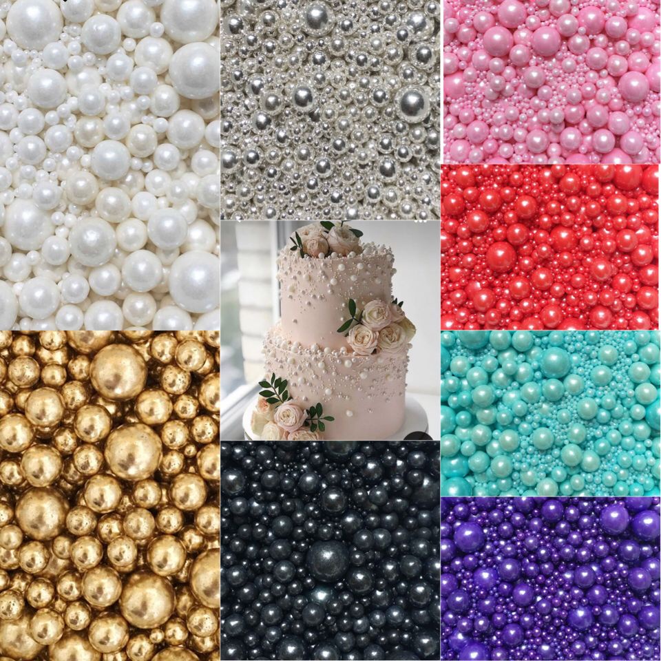 Jual sprinkle edible 15gr mix size series/sprinkel kue/hiasan kue ...