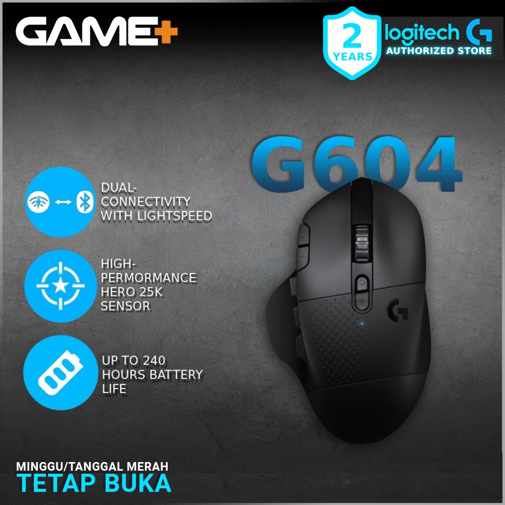 Jual Logitech G604 Lightspeed Wireless Gaming Mouse | Shopee Indonesia