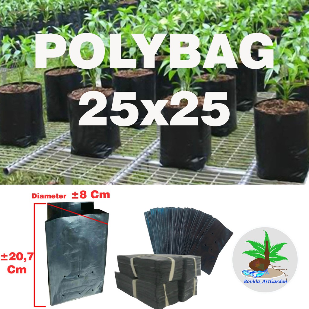 Jual POLYBAG MURAH 25X25 (ISI 23 LEMBAR) | Shopee Indonesia