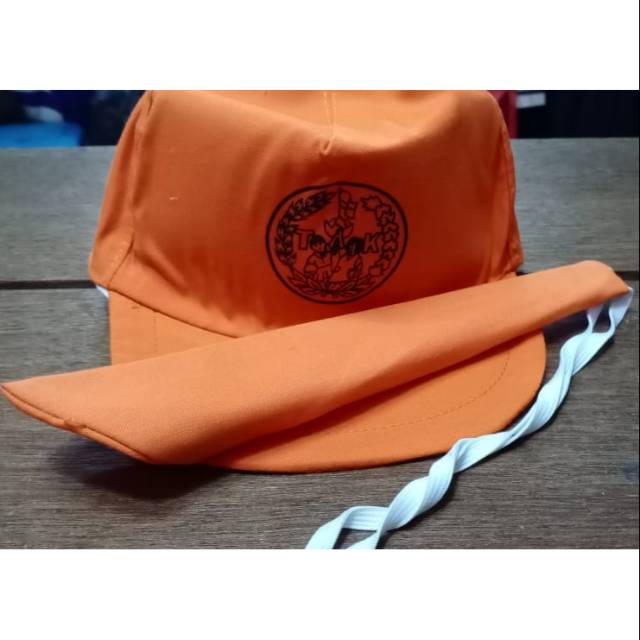 Jual Topi orange sablon TK | Shopee Indonesia