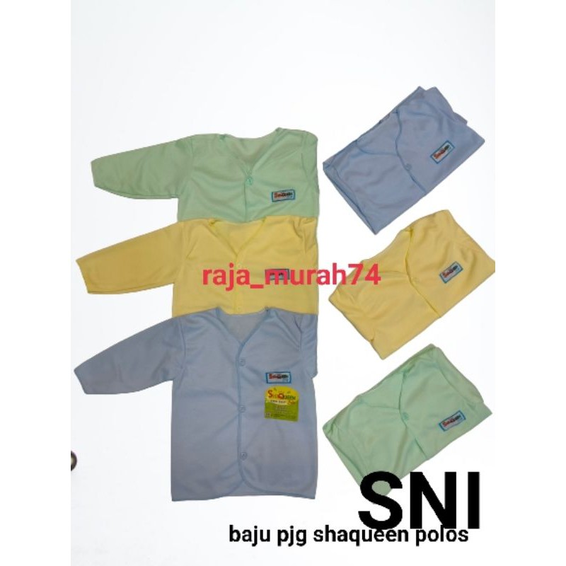 Jual 6 pcs baju panjang shaqueen polos SNI | Shopee Indonesia
